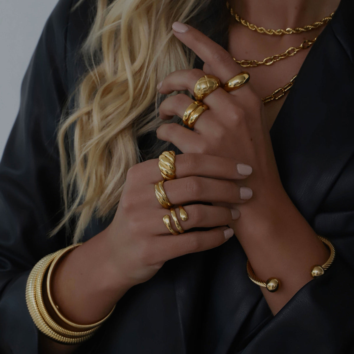 BOHOMOON Donatella Ring | Waterproof & Tarnish Free Stainless Steel