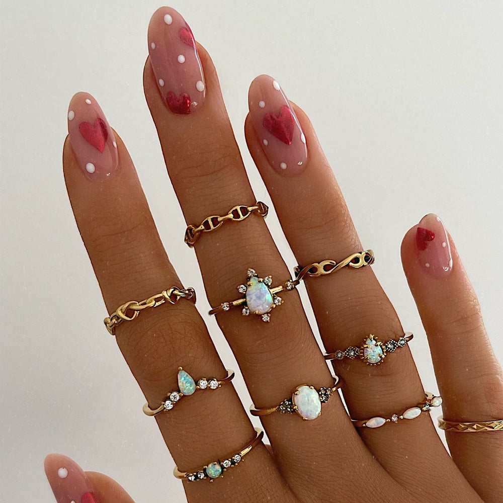 BOHOMOON Juliette Opal Ring | Waterproof & Tarnish Free Stainless